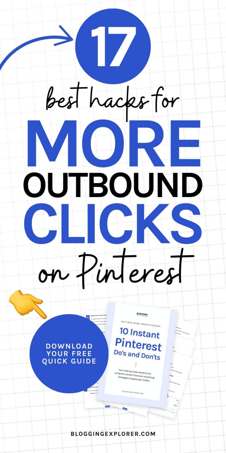 What Are Pinterest Outbound Clicks? (+ 17 Easy Tips to Get More)