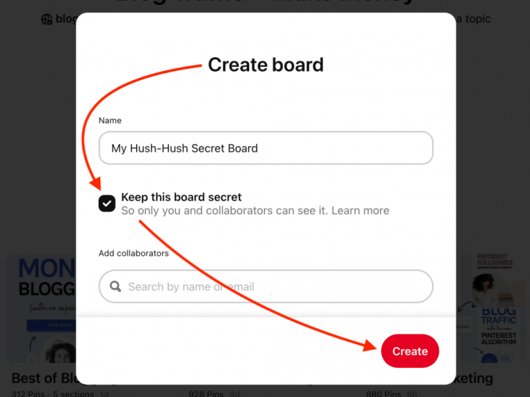 How to Make Your Pinterest Board Secret in 2 Minutes (And Why You Should)